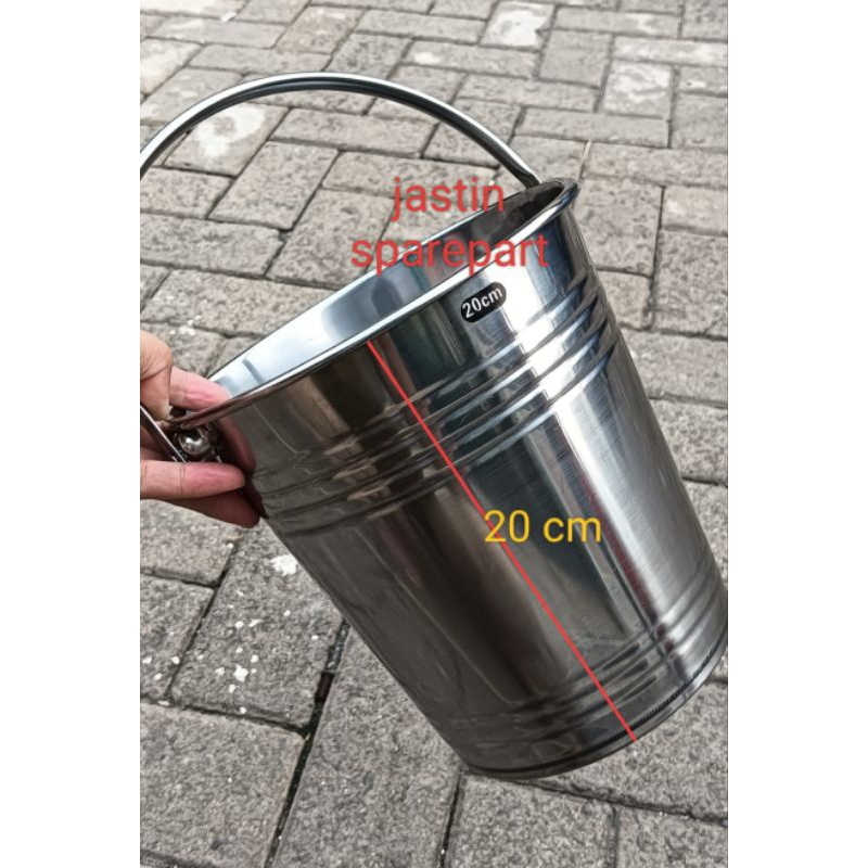 Jual Ice Bucket stainless steel/ Ember es batu tempat minuman | Shopee ...
