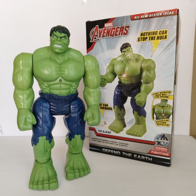 Jual Robot Hulk Avengers Marvel Mainan Anak Bisa Berjalan | Shopee ...