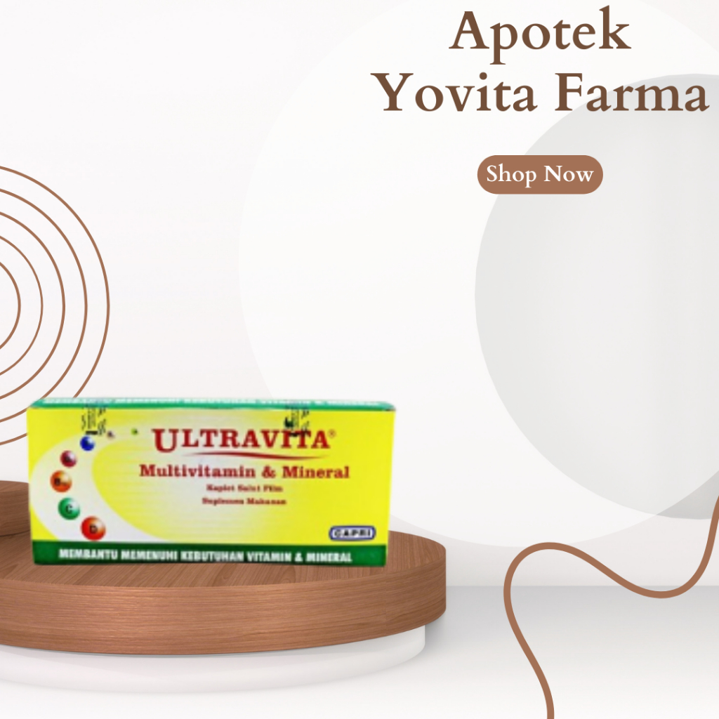 Jual Ultravita Multivitamin 4 Kaplet per Strip | Shopee Indonesia