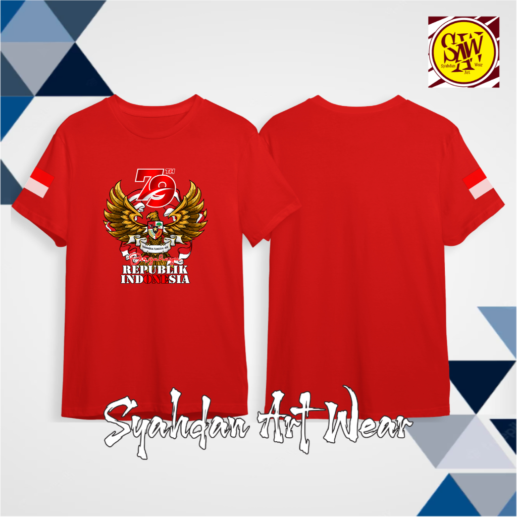 Jual KAOS 79 TH DIRGAHAYU REPUBLIK INDONESIA GAMBAR GARUDA PANCASILA ...
