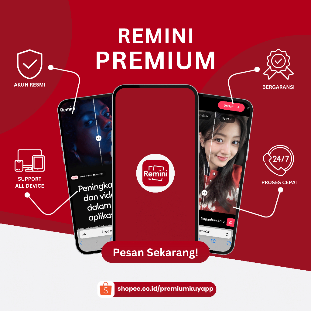 Jual REMINI PRO [SETAHUN] | Shopee Indonesia