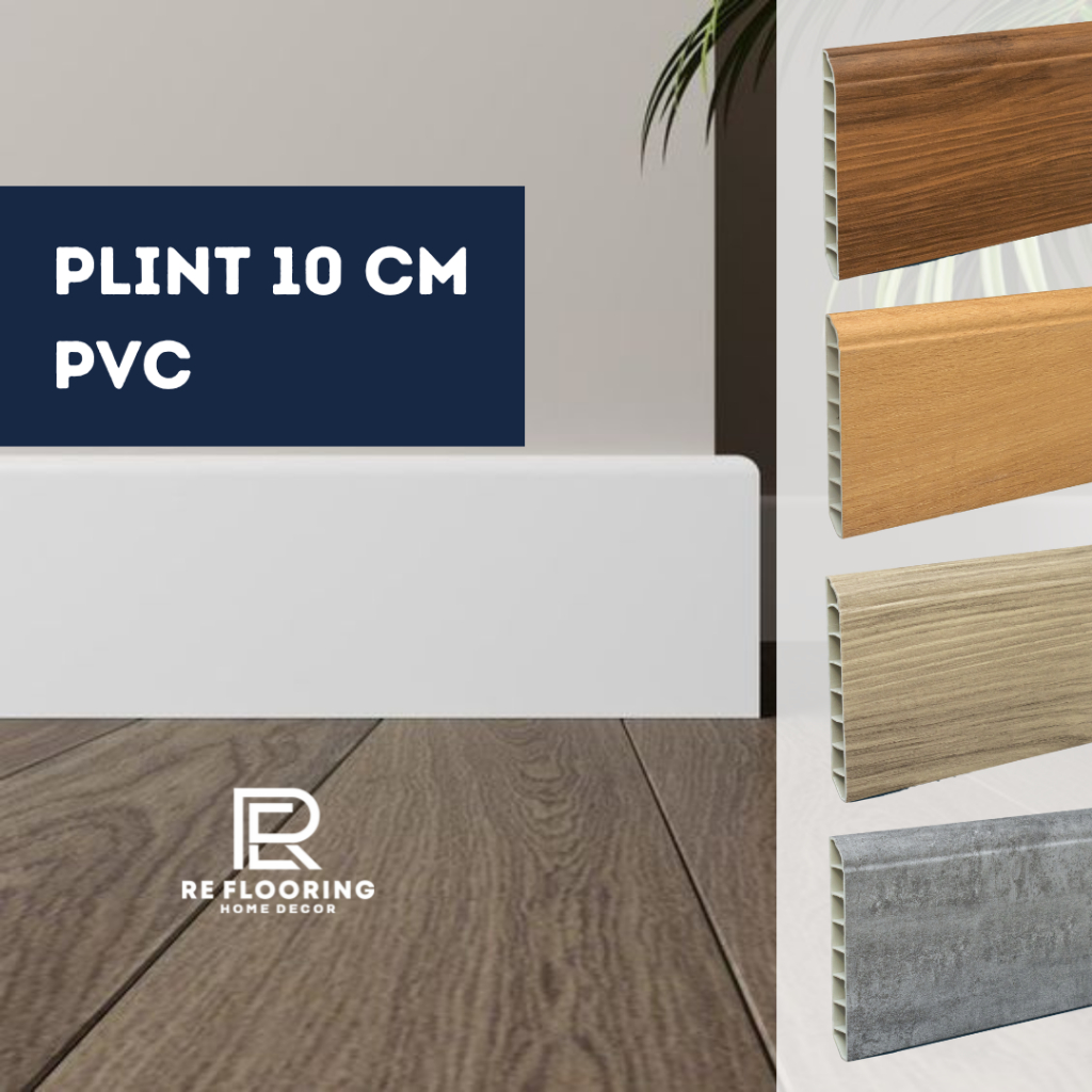 Jual Plint 10 Cm PVC - List Flooring / Skirting Lantai Vinyl SPC | Shopee Indonesia
