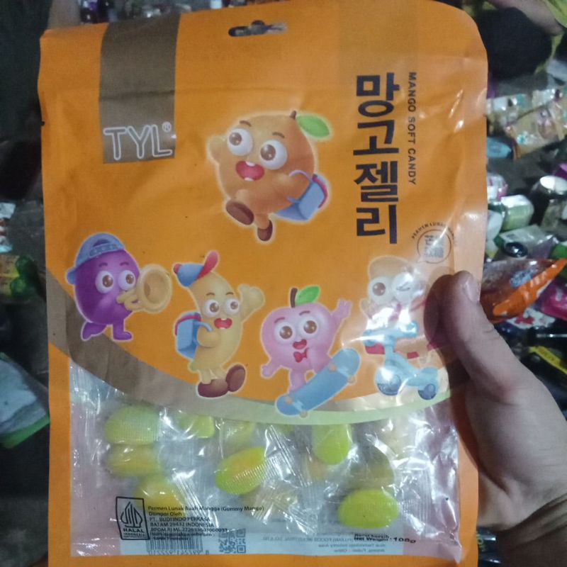 Jual TYL GUMMY CANDY permen lunak aneka rasa buah 100g | Shopee Indonesia