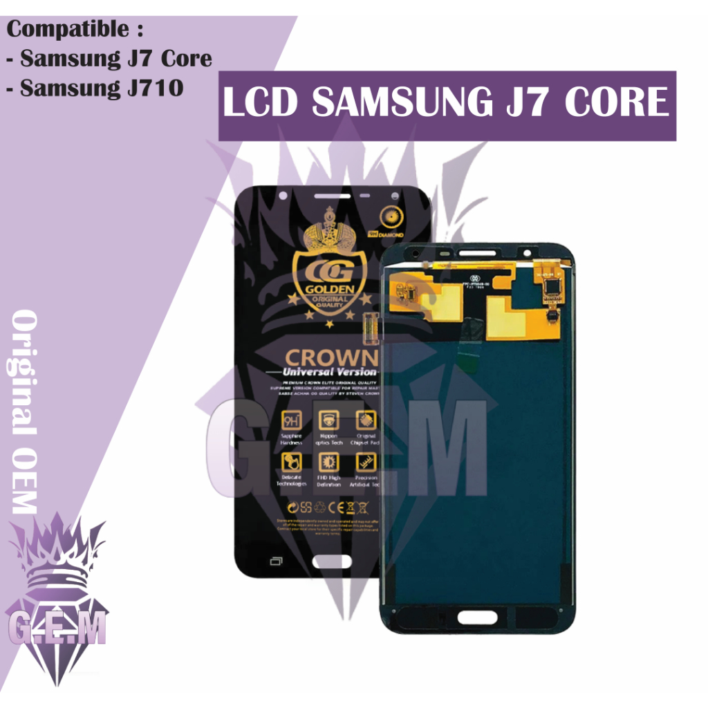 Jual LCD SAMSUNG J7 CORE / J701 TOUCHSCREEN FULLSET COMPLETE ORIGNAL ...