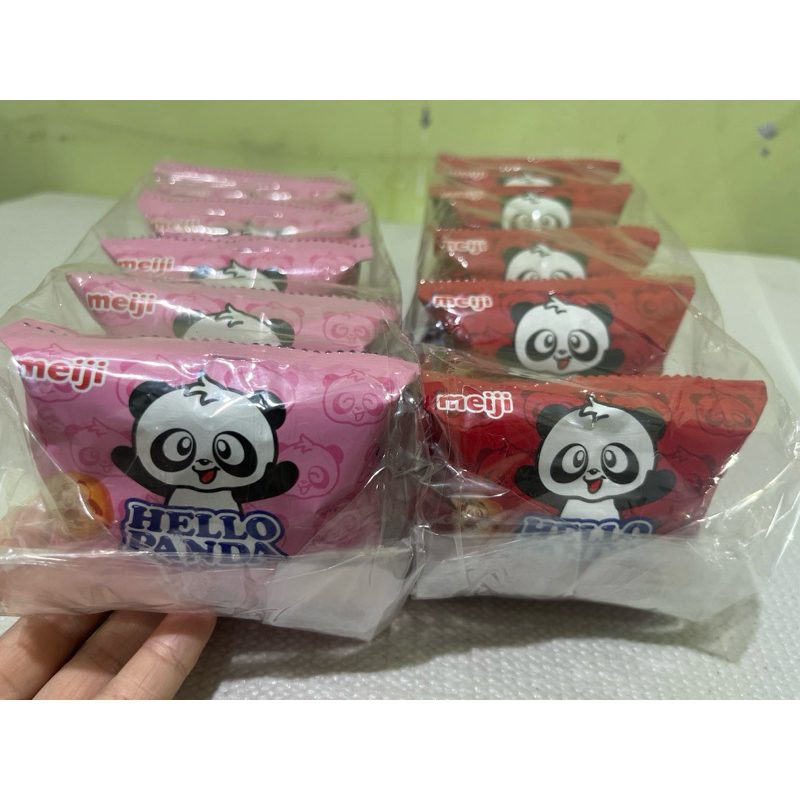 Jual Biskuit Meiji Hello Panda (isi 10 bks) | Shopee Indonesia