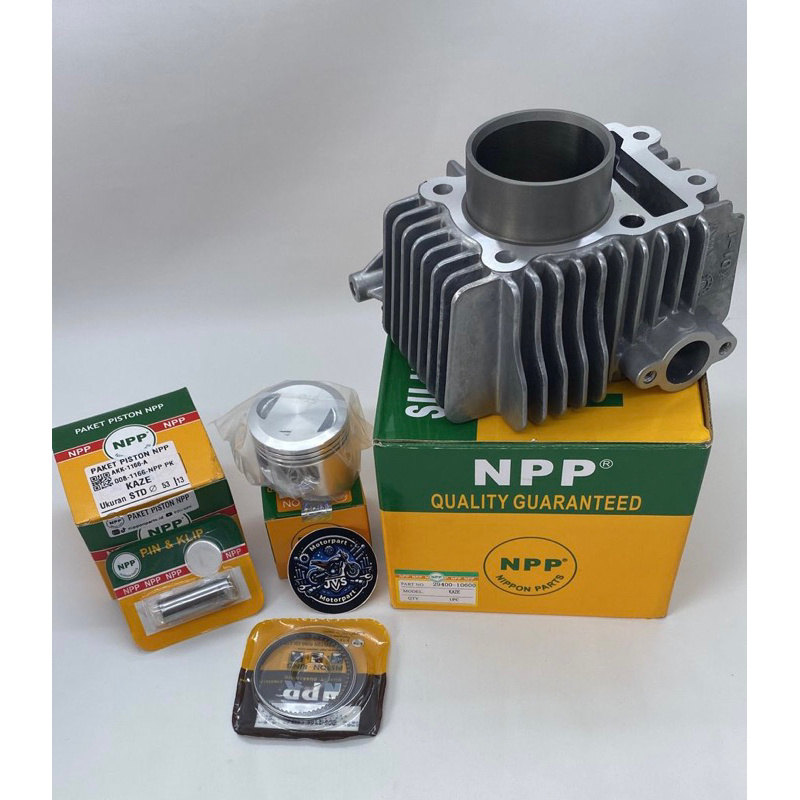 Jual JVS-BLOK SEHER CYLINDER KIT BORING KAWASAKI KAZE PLUS PISTON KIT ...