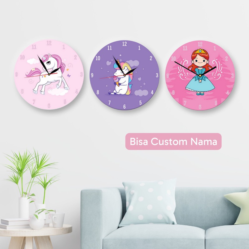 Jual Jam Dinding Anak Dekorasi Jam Dinding Kamar Anak (vf) | Shopee ...