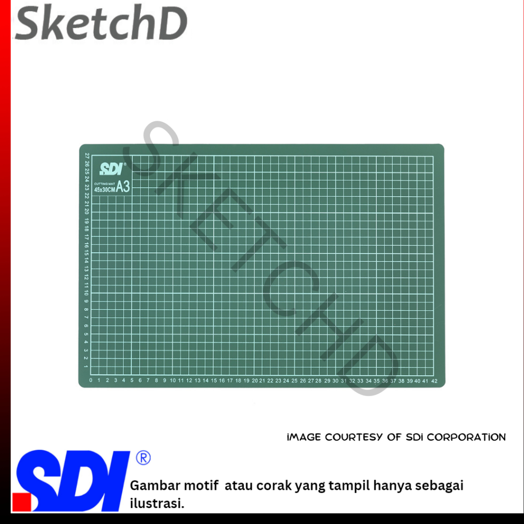 Jual Alas Potong / Cutting Mat A3 SDI - 450x300mm | Shopee Indonesia