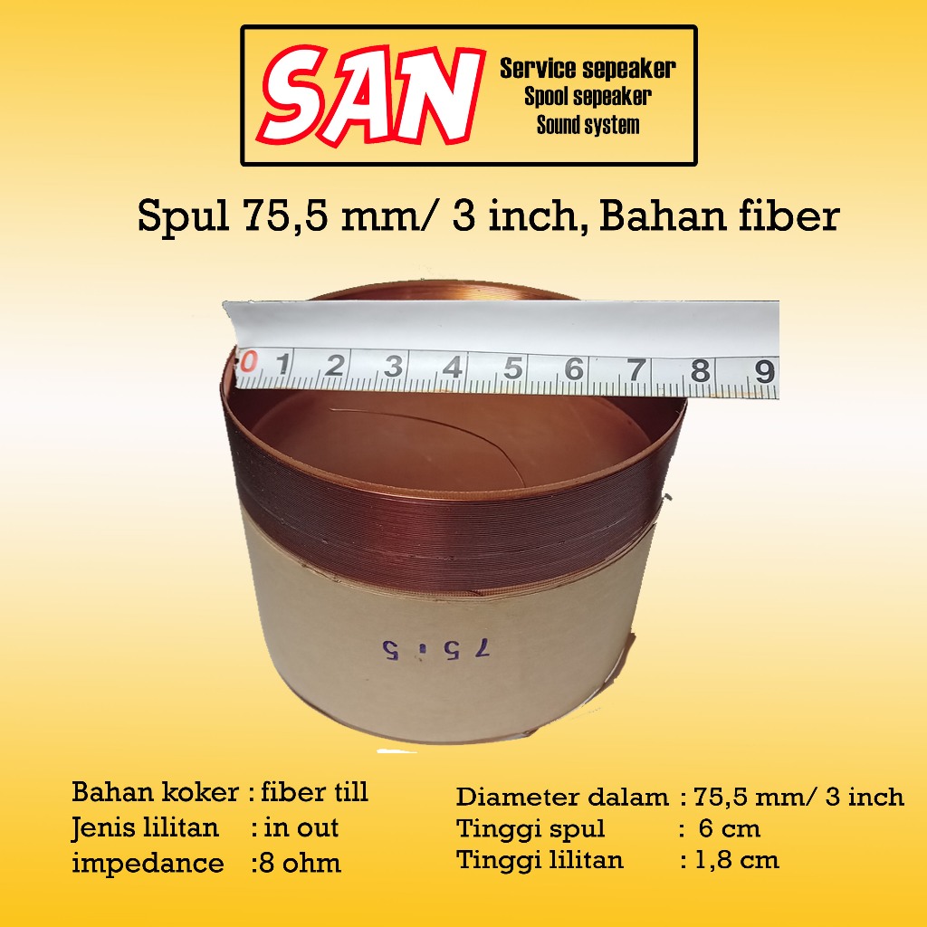 Jual spul 3 inch, 75,5 mm | Shopee Indonesia