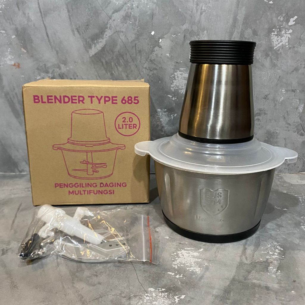 Jual Blender Daging Stainless Blender Penghalus Daging Food Chopper ...