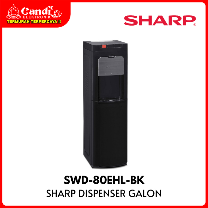Jual SHARP DISPENSER SWD-80EHL-BK HOT COLD NORMAL LED Battery Back Up ...