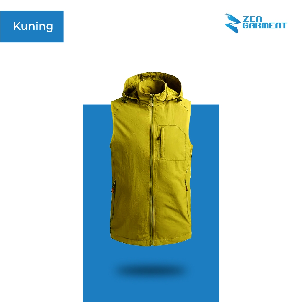 Jual Jaket Vest Parasut Custom Sablon - Bordir Kualitas Terbaik ...