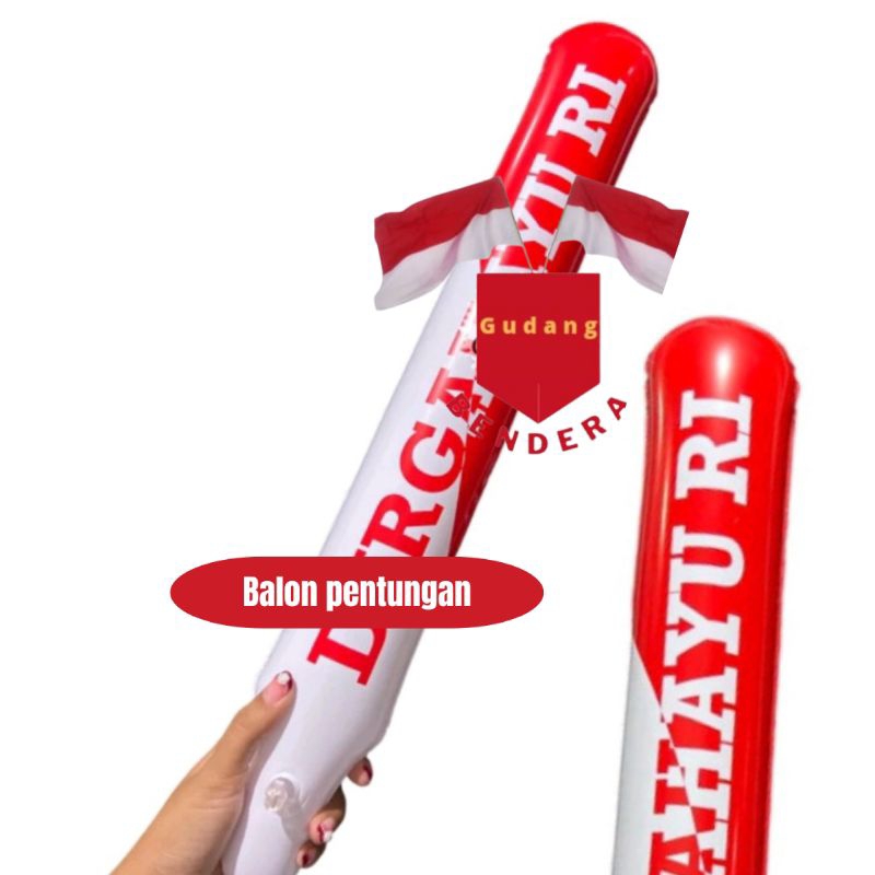 Jual Balon Tepuk Dirgahayu Indonesia Balon Tangan karnaval Balon Tangan ...