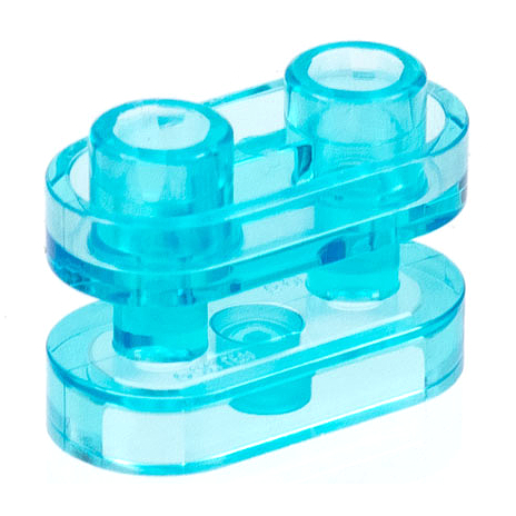 Jual Lego Trans - Light Blue Part 77808 Brick, Round 1 x 2 with Hollow ...