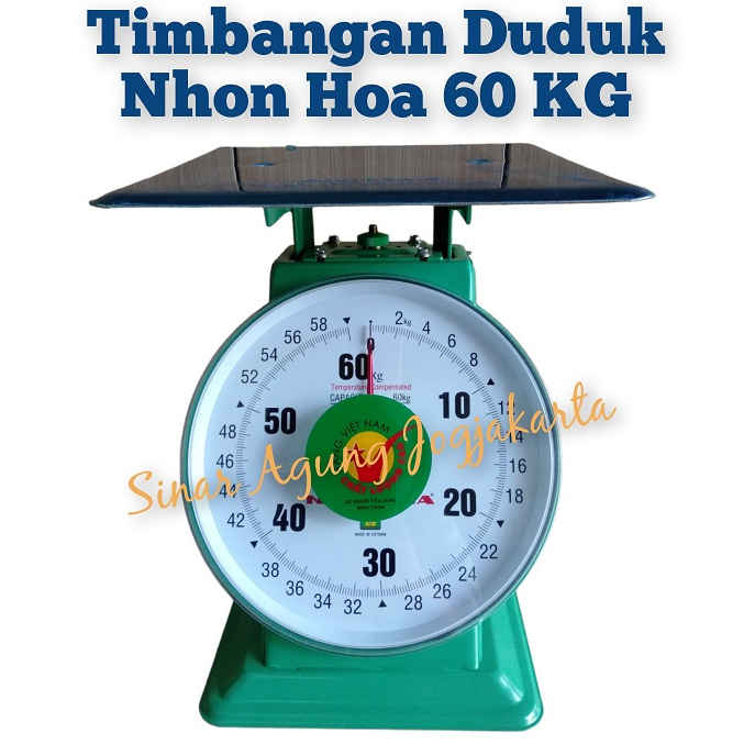 Jual TIMBANGAN ANALOG/JARUM NHON HOA 60KG ASLI VIETNAM | Shopee Indonesia