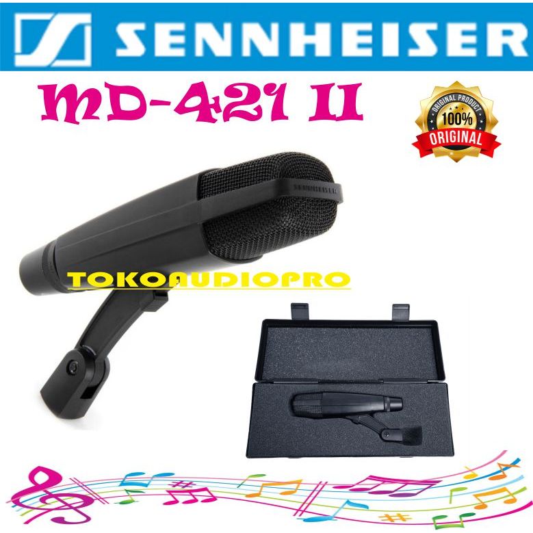 Jual Sennheiser MD421-II Cardioid Dynamic Microphone Original ...