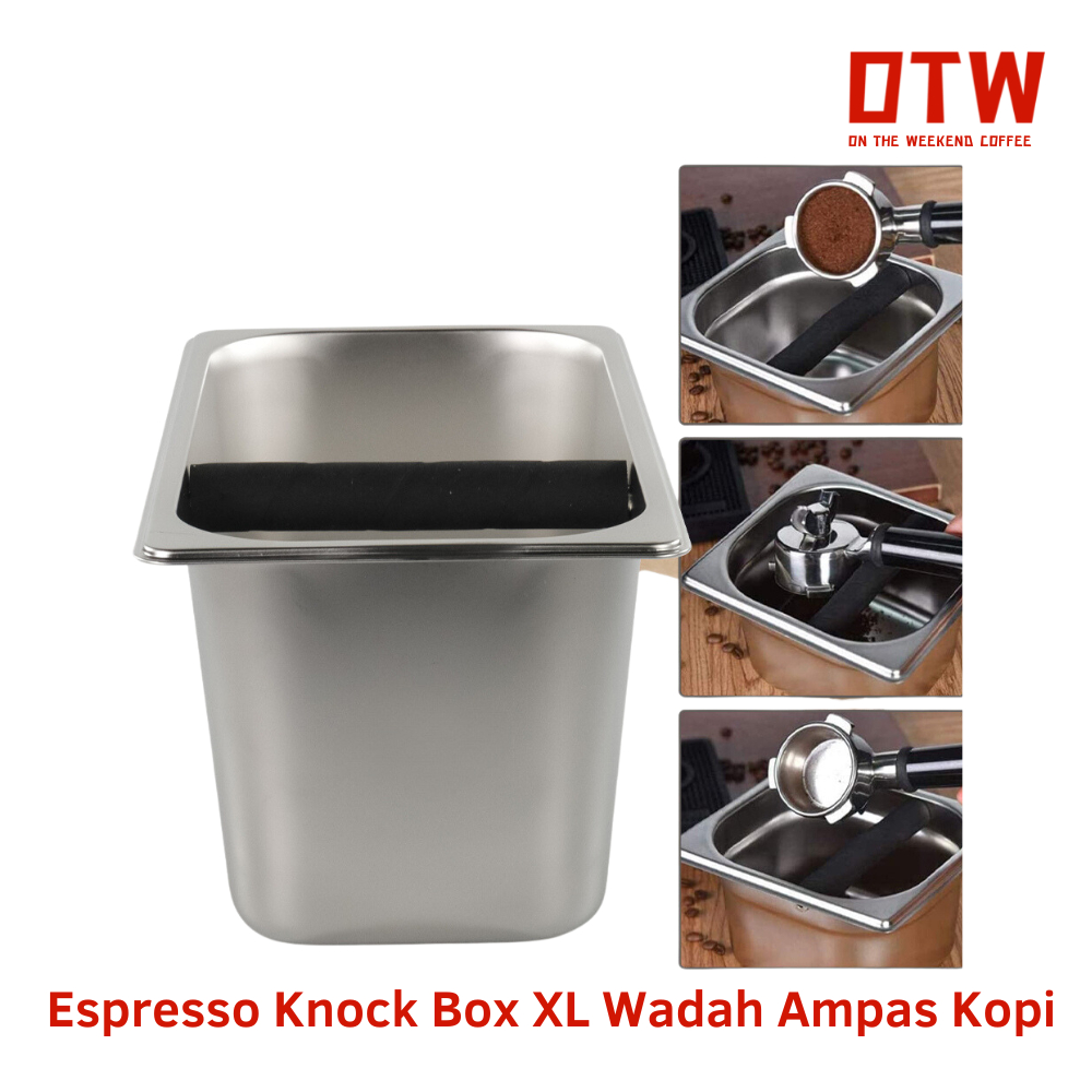 Jual OTW Coffee Wadah Ampas Kopi Espresso Knock Box Container XL Knock ...