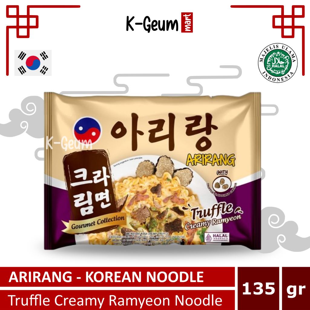 Jual ARIRANG Truffle Creamy Ramyeon Korean Noodle Halal MUI | Shopee ...