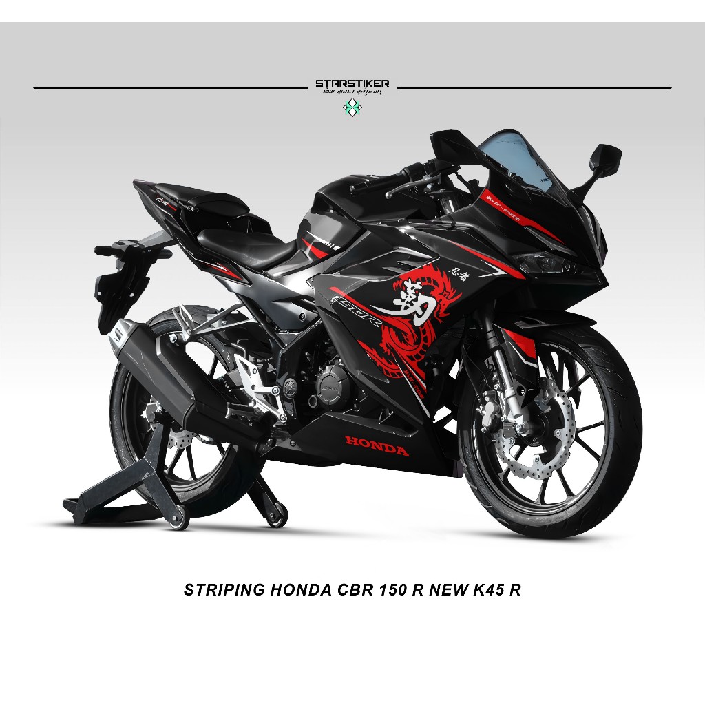Jual Striping Honda Cbr 150 R K45r Motif 6 / Cb 150r / 150 R / Stiker / Sticker / Semifull ...