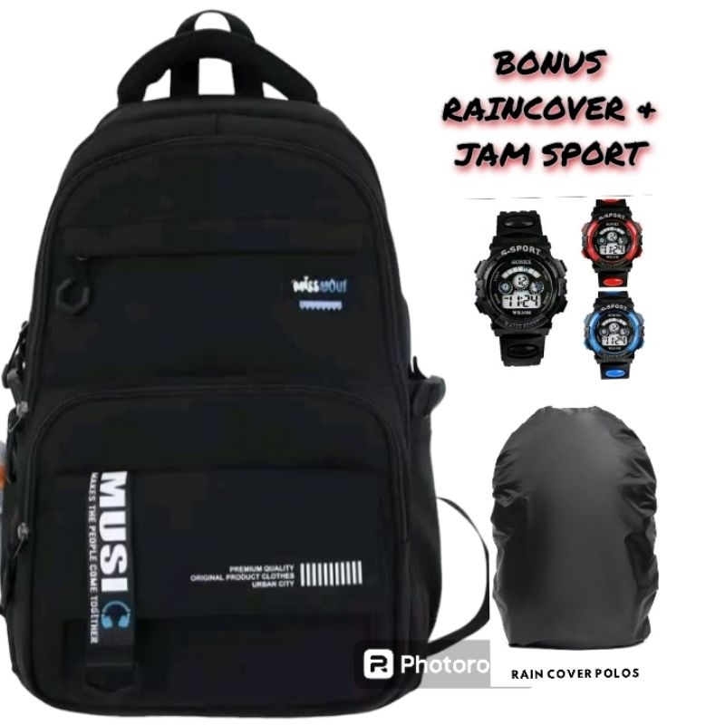 Jual Tas ransel anak sekolah SD astrnot tabung bonus jam dan raincover | Shopee Indonesia