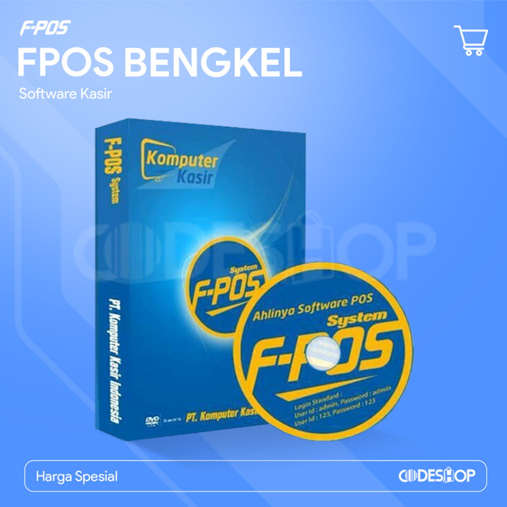 Jual Program Kasir Bengkel FPOS Software Toko Aplikasi Komputer F-POS | Shopee Indonesia