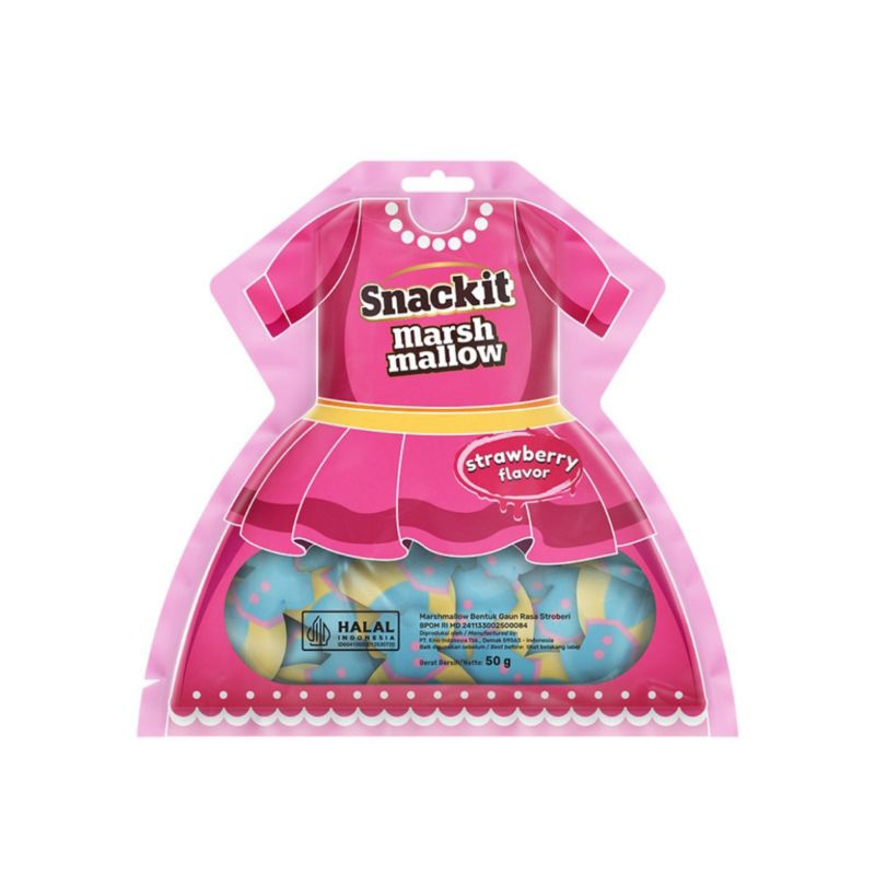 Jual Snackit Marshmallow Strawberry Gown / Cup Cake Chocolate / Fish ...