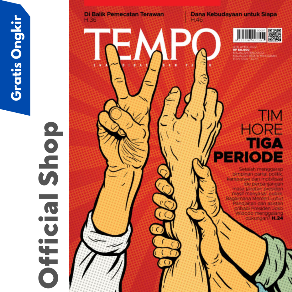 Jual Majalah Tempo Edisi 5107 "Tim Hore Tiga Periode" Tanggal 2 April ...