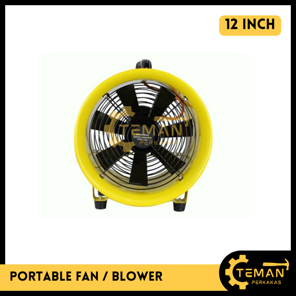 Jual Kipas Ventilator 12 Inch / Portable Exhaust Fan Blower 12" / Portable Ventilator 12" 12 ...