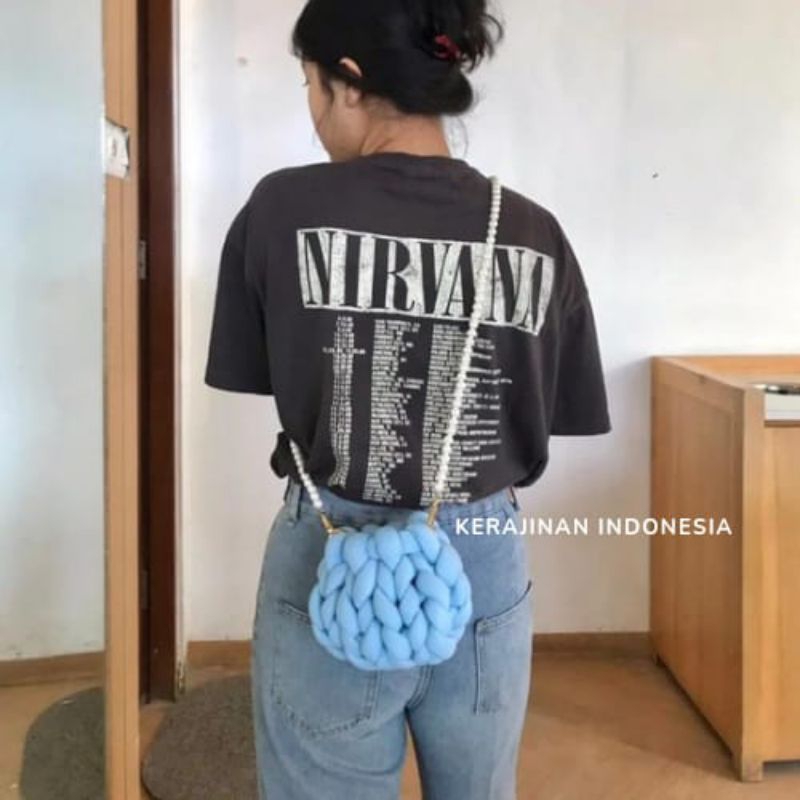 Jual Pre Order - Tas wanita / Tas Murah / Chunky Yarn Bag / Tas Rajut ...