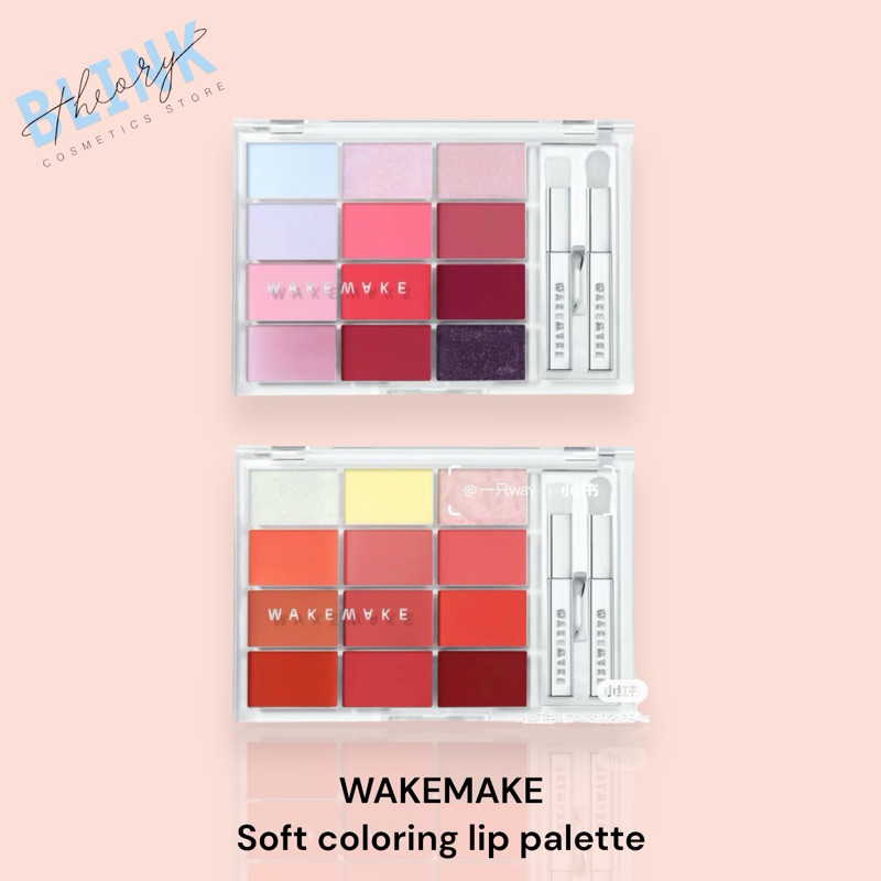 Jual WAKEMAKE soft coloring lip palette | Shopee Indonesia