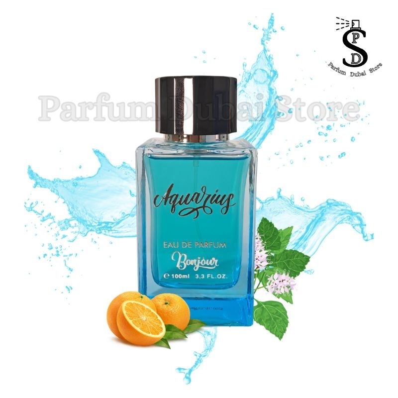 Jual Parfum Bonjour Aquarius for men EDP 100 ml | Shopee Indonesia