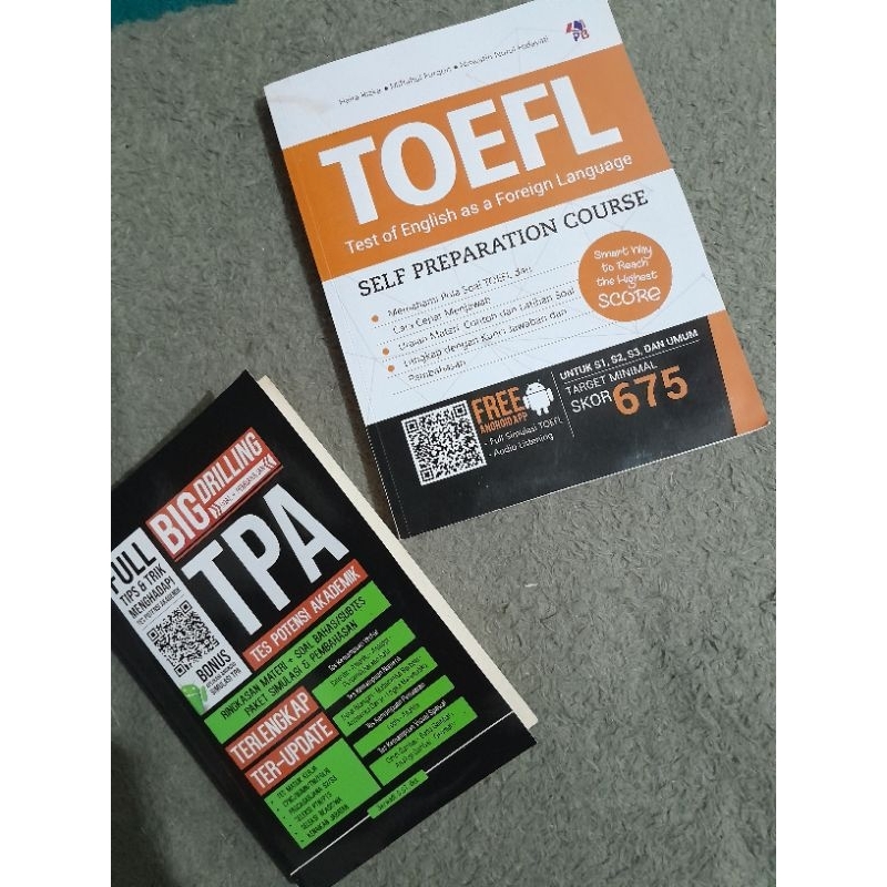 Jual [PRELOVED] Buku TOEFL Self Preparation Course dan Buku BIG ...
