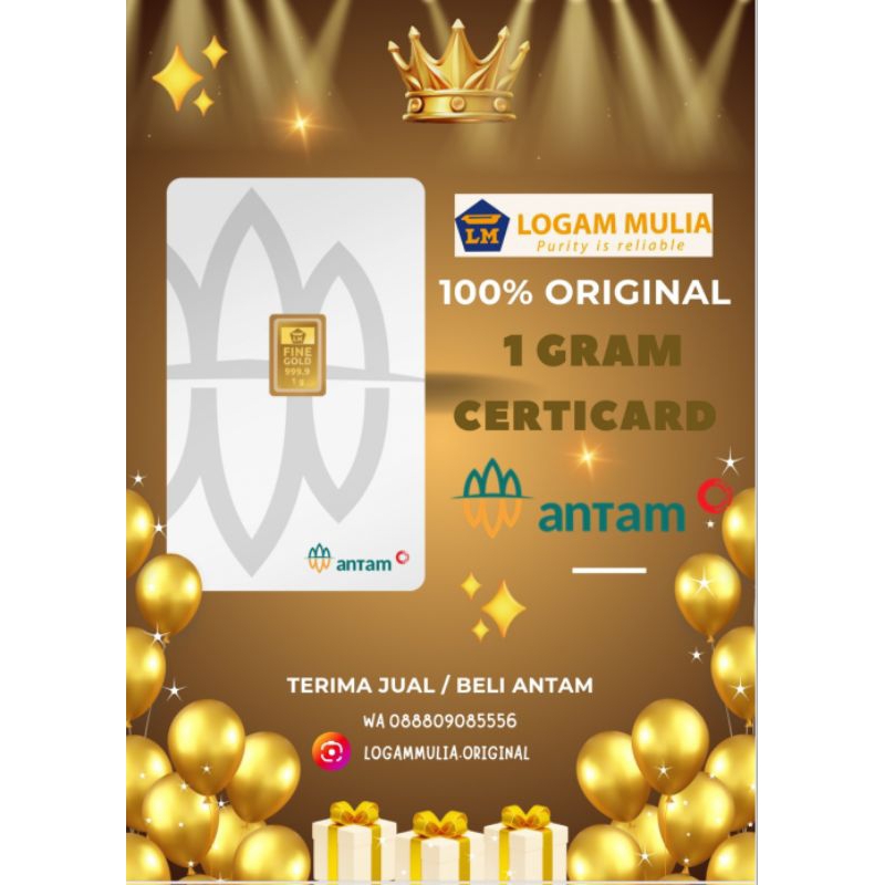 Jual LM ASLI 1 ANTAM TAHUN RADOM | Shopee Indonesia