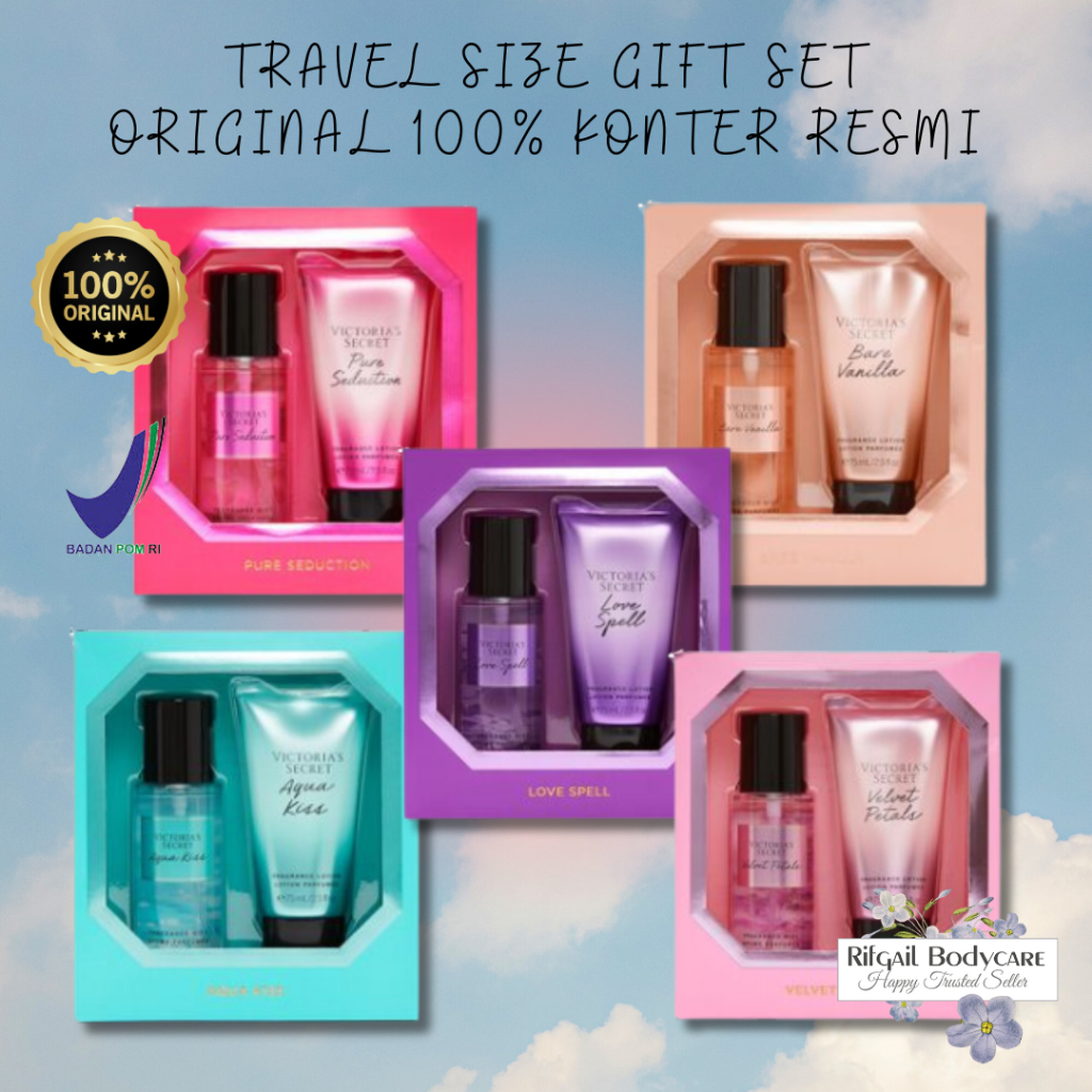 Jual Victoria's Secret TRAVEL SIZE GIFT SET Original | Shopee Indonesia