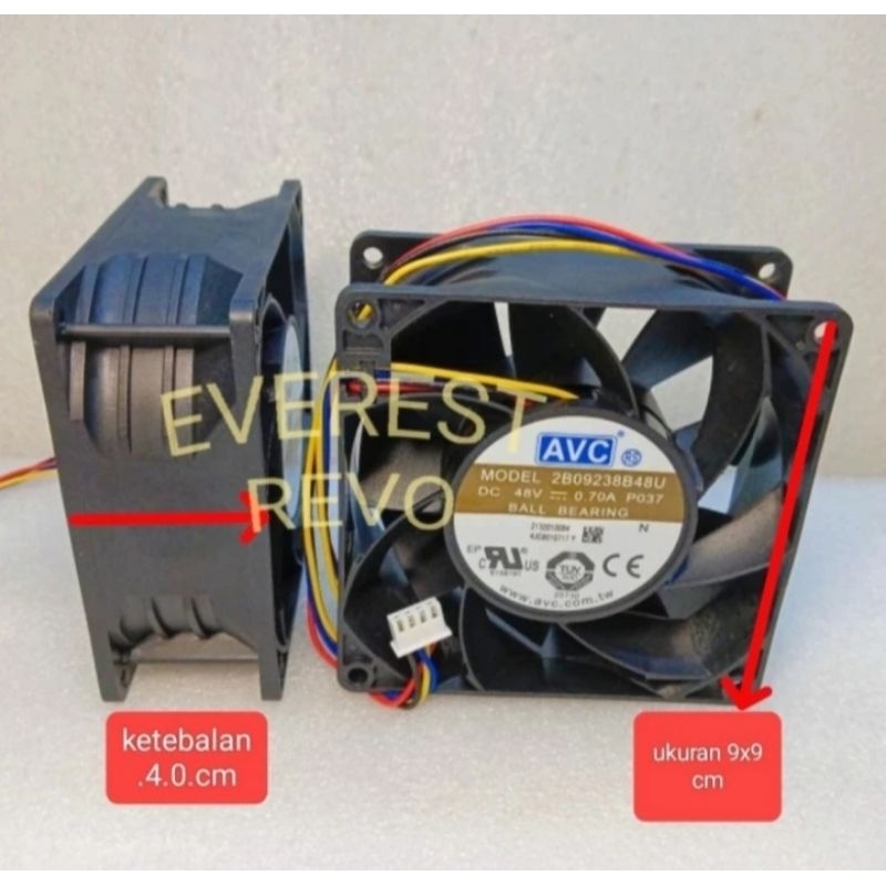 Jual FAN DC 9x9cm 48v / KIPAS DC 9 X 9 cm / MINING FUN | Shopee Indonesia
