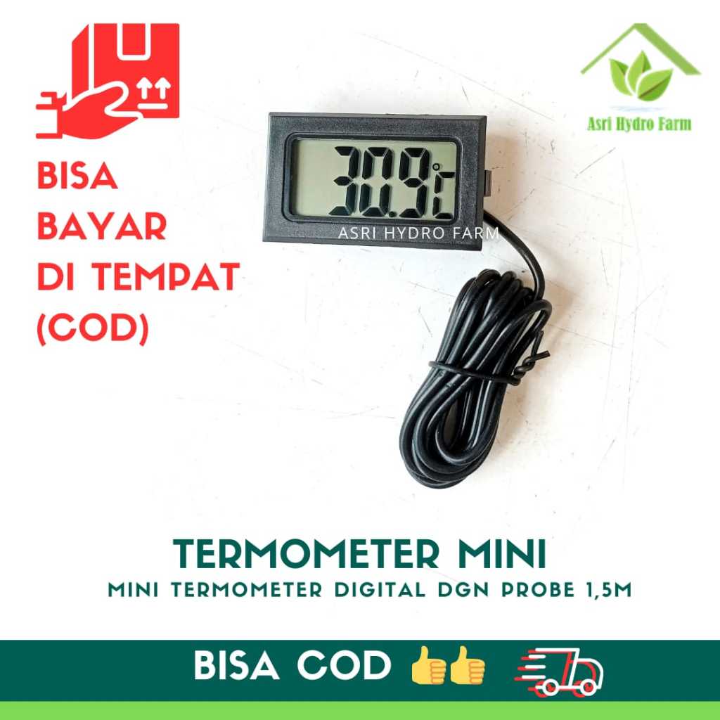 Jual Mini Thermometer Termometer Digital Pengukur Suhu Ruangan Aquarium ...