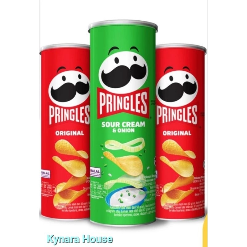 Jual Pringles Potato Crisps Kaleng 102gr | Shopee Indonesia