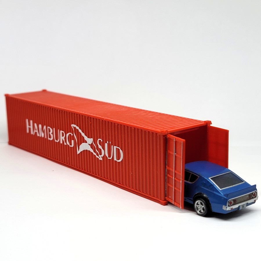 Jual Shipping container 40 feet kontainer 40ft skala 1/64 Hamburg Sud ...