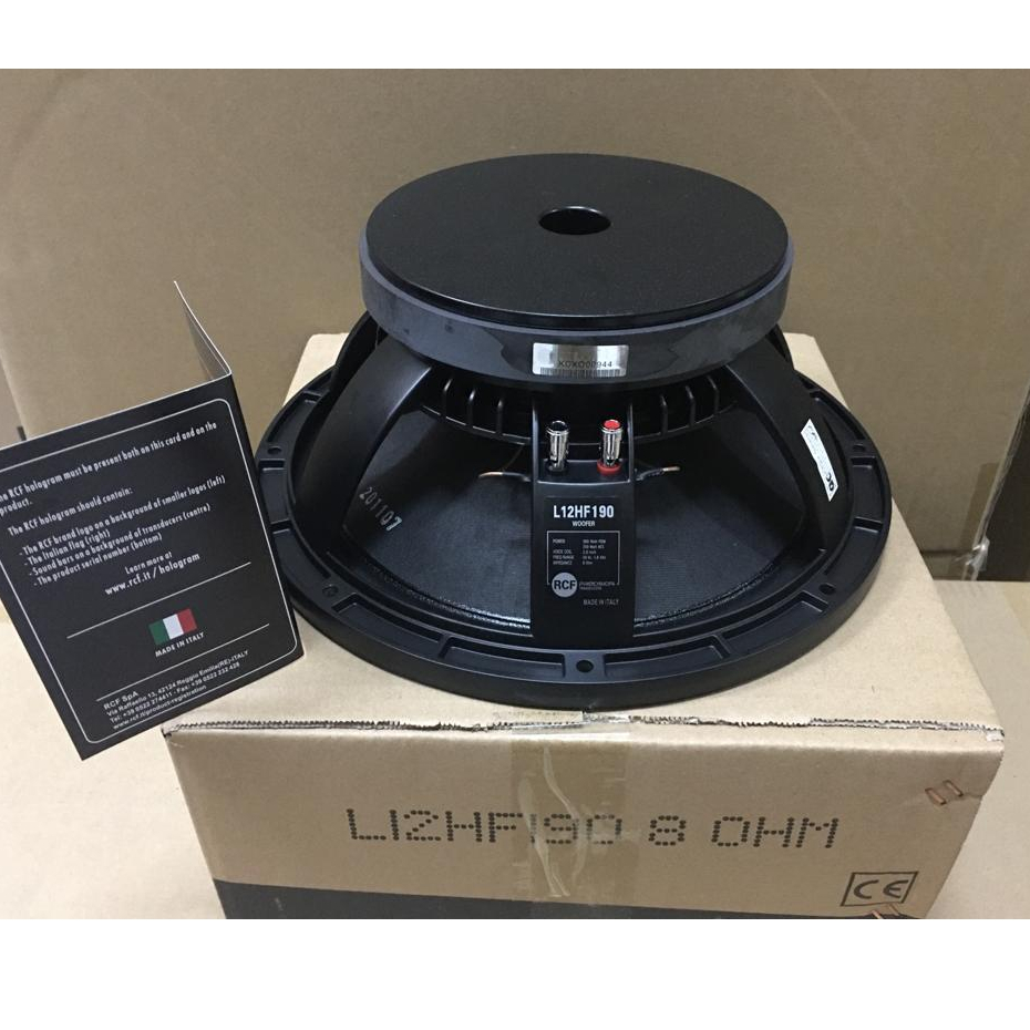 Jual RCF L12HF190 SPEAKER COMPONENT L12HF 190 WOOFER 12 INCH VC 3 INCH ...