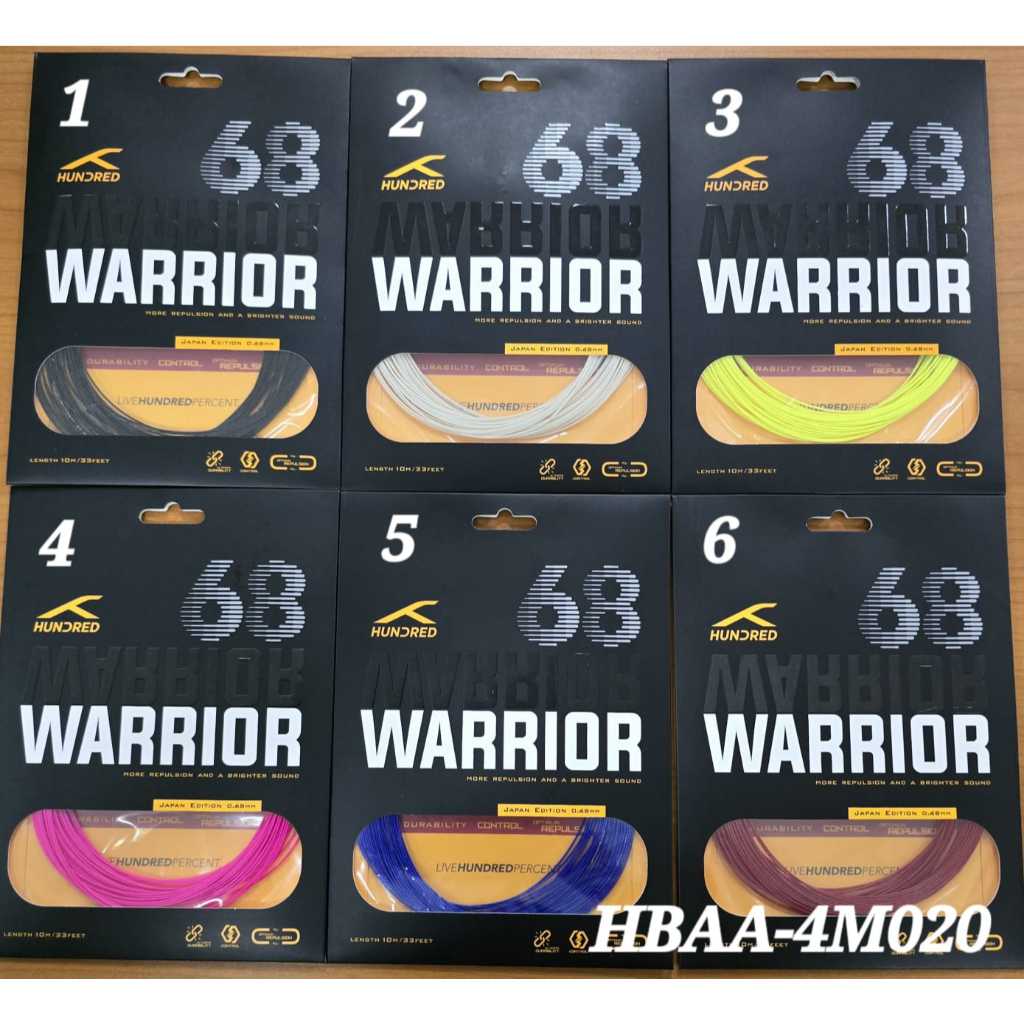 Jual String / Senar Raket Badminton Hundred / Senar Hndrd Warrior 68 ...