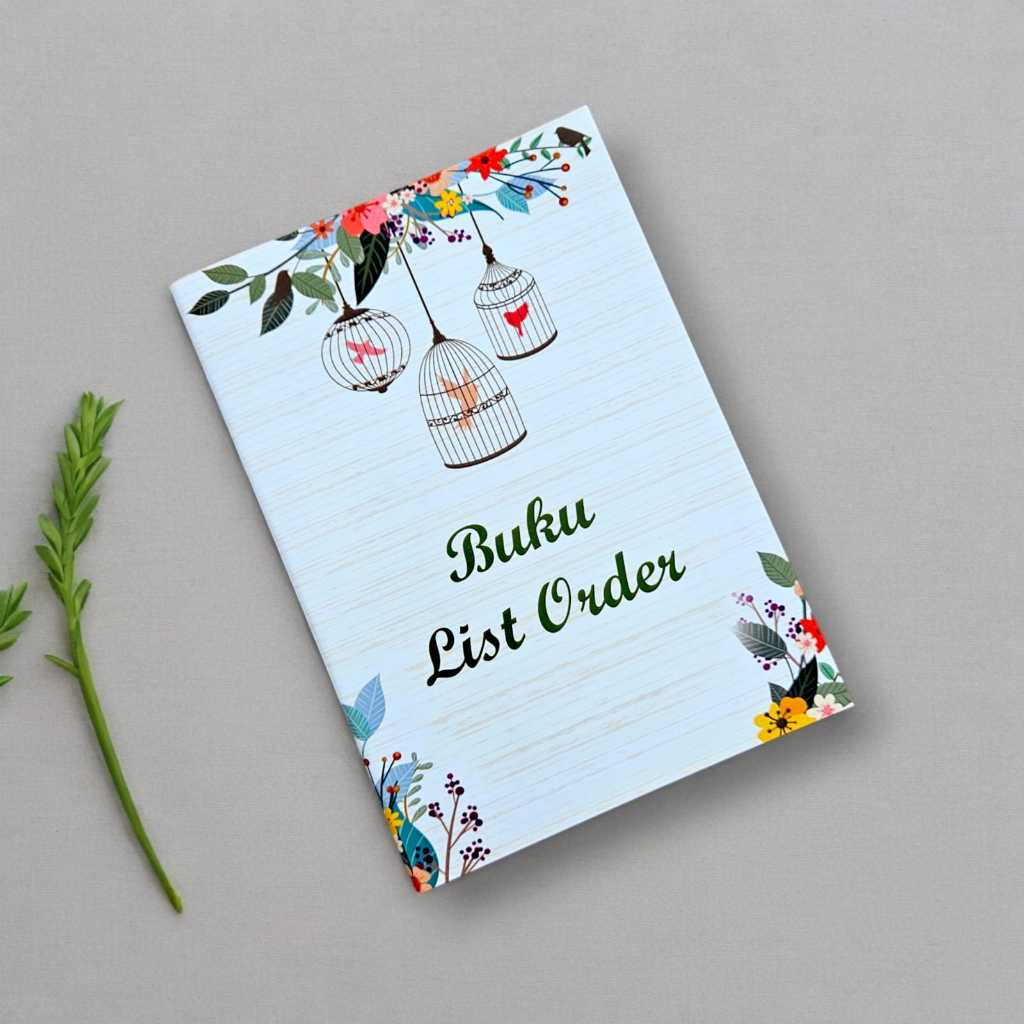 Jual BUKU LIST ORDER OLSHOP / BUKU CATATAN LIST ORDER / BUKU LIST ORDER ...