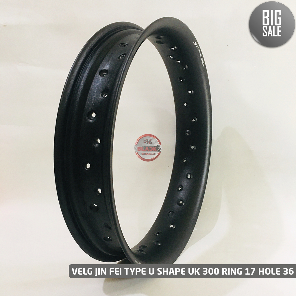 Jual Velg RIM Jinfei Type U Shape UK 300 RING 17 Hole Lubang 36 Warna ...