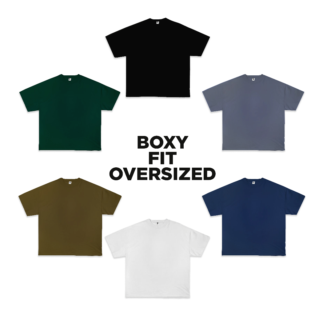 Jual Domination Labs Kaos Oversized Boxy T-shirt Polos Baju Pria ...