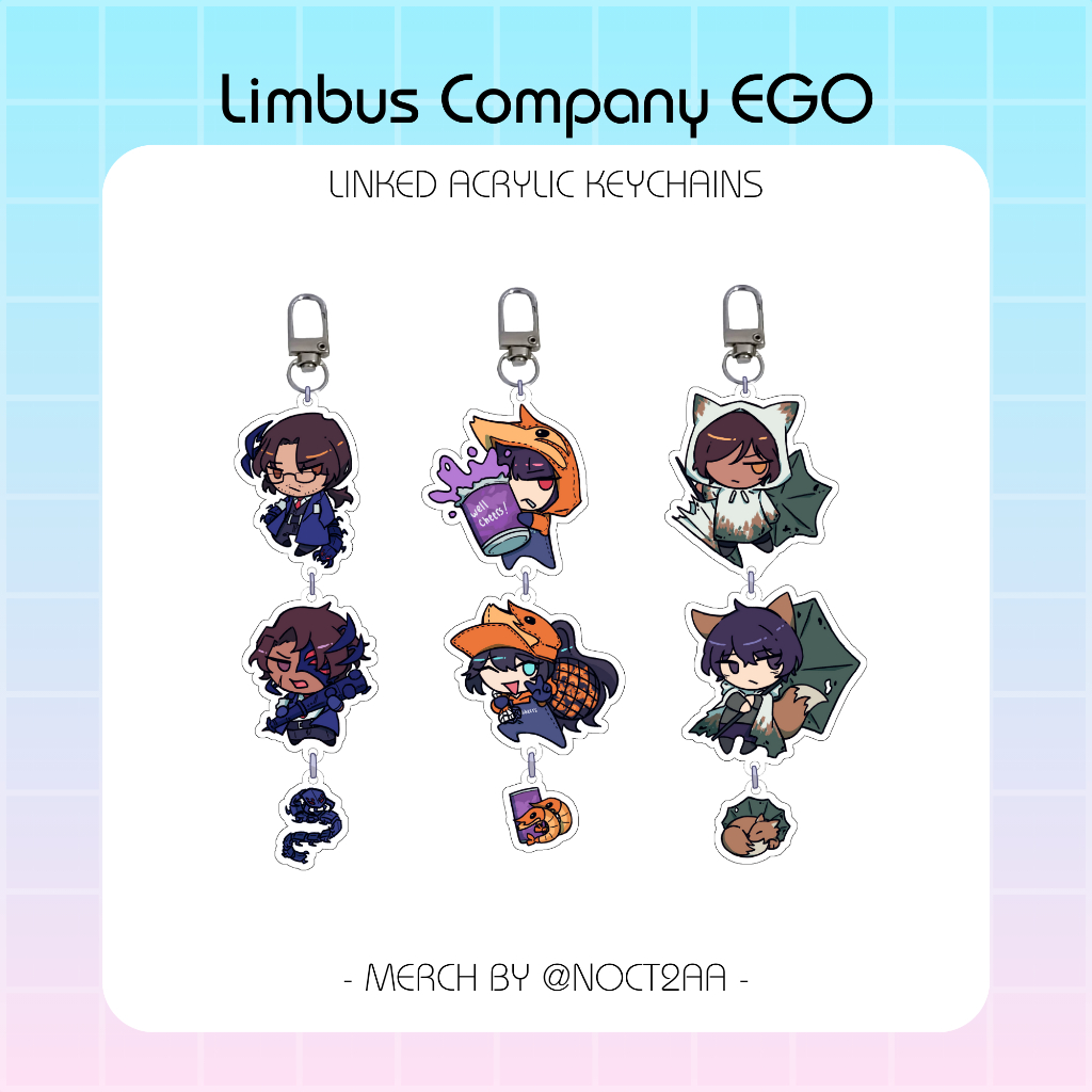 Jual Limbus Company Linked Acrylic Keychains | Shopee Indonesia
