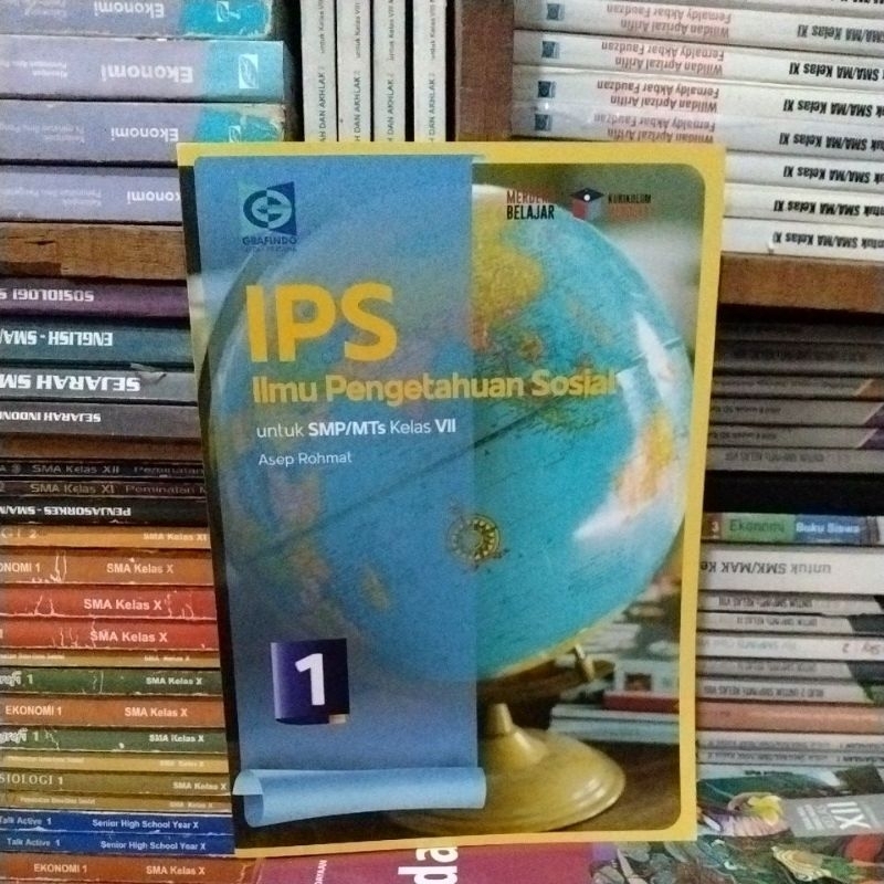 Jual BUKU IPS(ILMU PENGETAHUAN SOSIAL) KELAS 1-7/VII SMP KURIKULUM ...