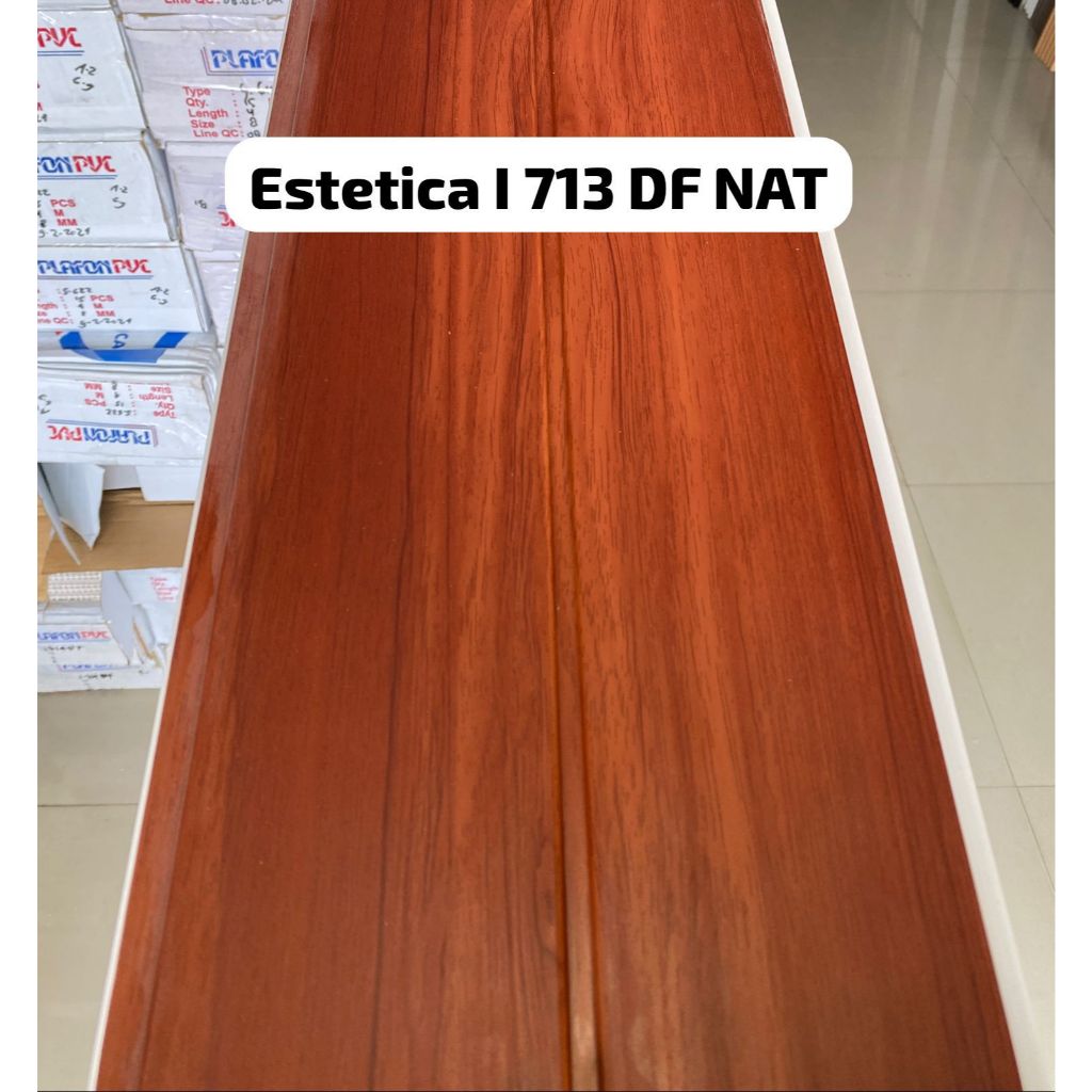 Jual Plafon PVC Putih Polos Motif Kayu Ceiling Merk Tiger Anti Jamur ...