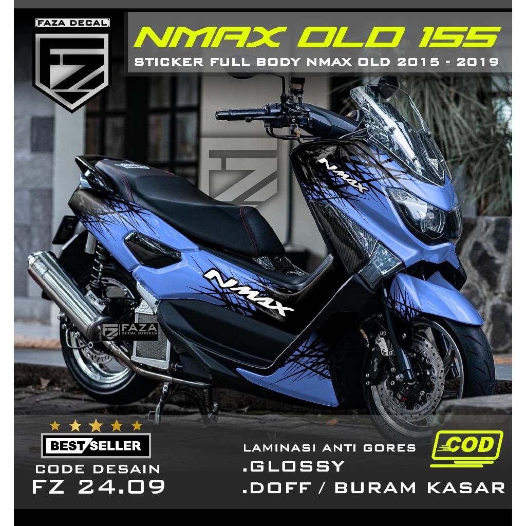 Jual Decal Stiker Nmax 155 Old Full Body simpel grafis terbaru ...