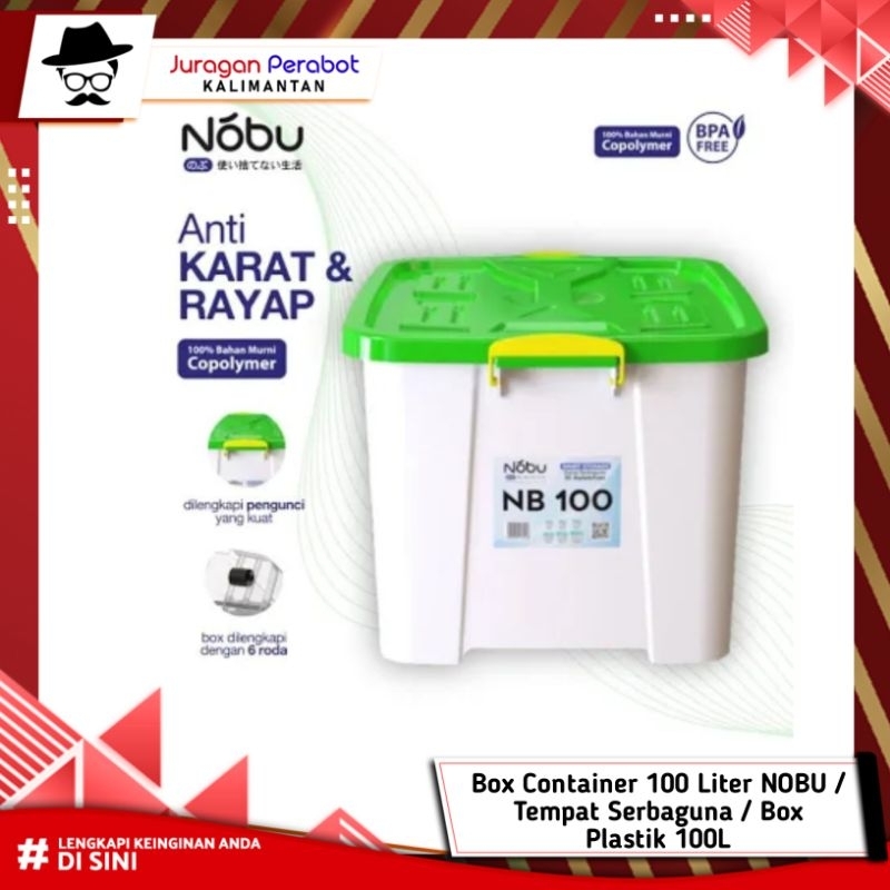 Jual Box Container 100 Liter NOBU / Box Ezy 75L / Tempat Serbaguna / Box Plastik 100L | Shopee ...