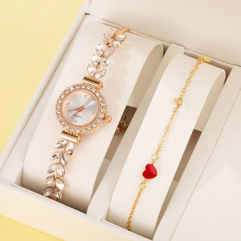 Jual EN LIGNE - Jam Tangan Wanita Gaya Korea Model Gelang Serut - Bulat ...