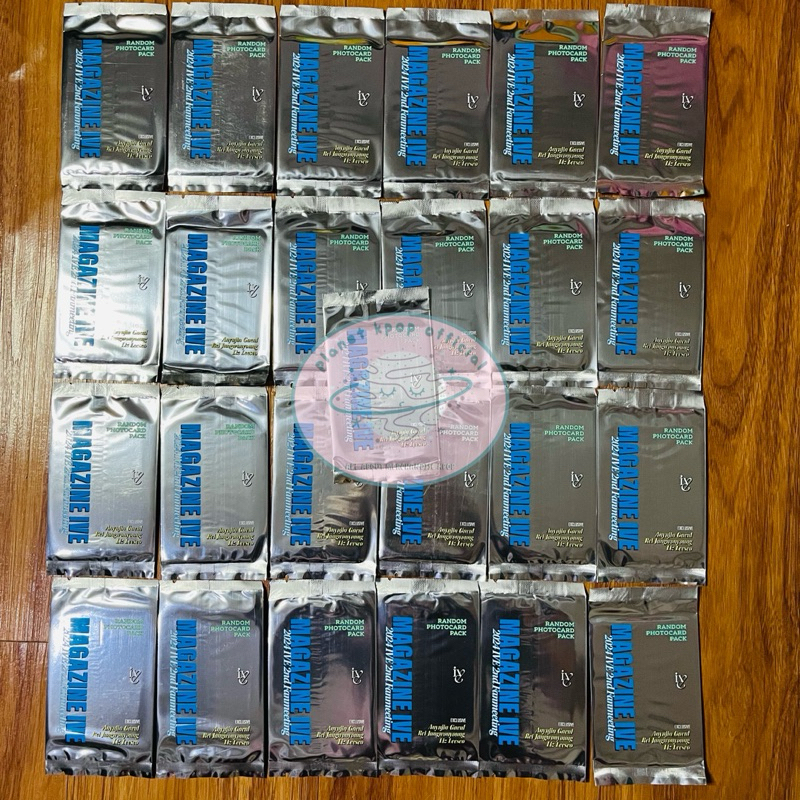 Jual official photocard pack ive fanmeeting 2nd magazine | ready stock random photocard pack ...